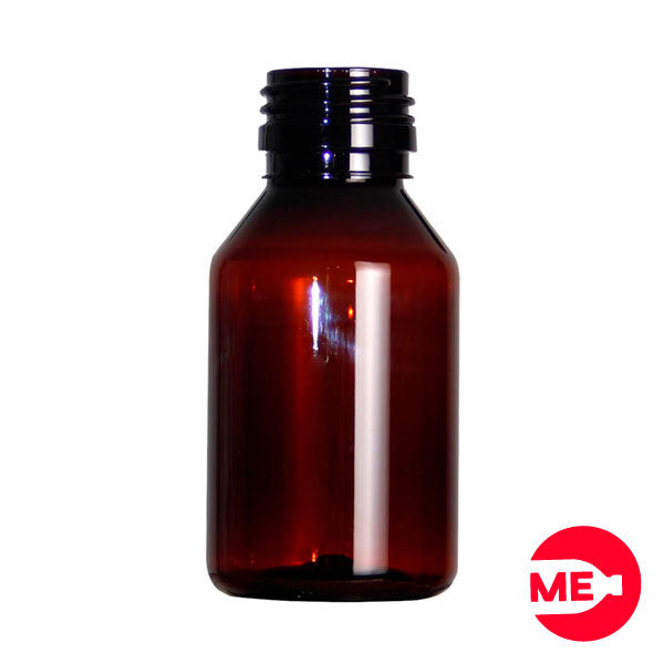 Envase Plástico Farmacéutico 90 ML PET Ambar Boca 28-1716 — Mercado del Empaque, venta de ...
