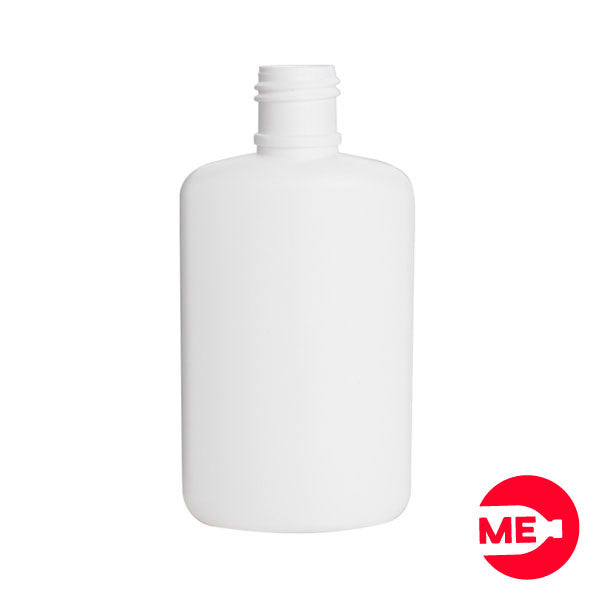 Envase Plástico Oval 120 ML PEAD Blanco Boca 24-415 — Mercado del Empaque, venta de envases y ...