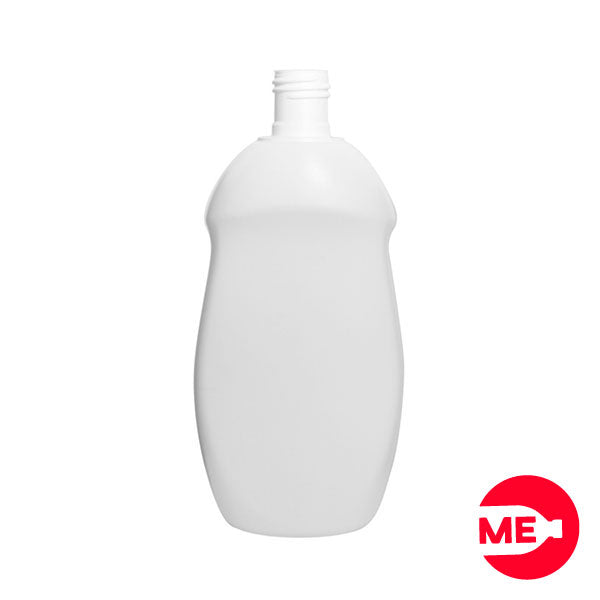 Envase Plástico Oval 400 ML PEAD Blanco Boca 24-415 "NP" — Mercado del Empaque, venta de envases ...